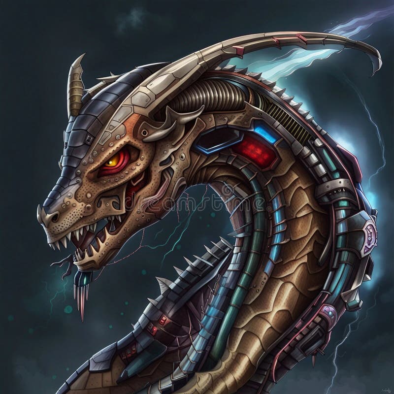 Robot Dragon Wallpaper