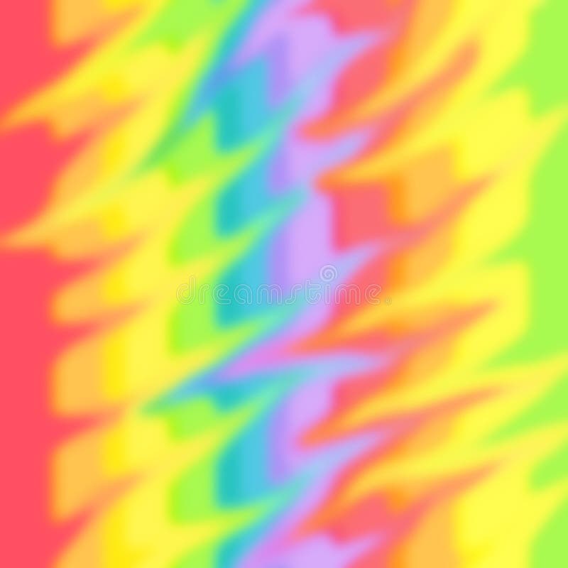 A Unique Digital Illustration Displaying the Rainbow or Aspects Stock ...