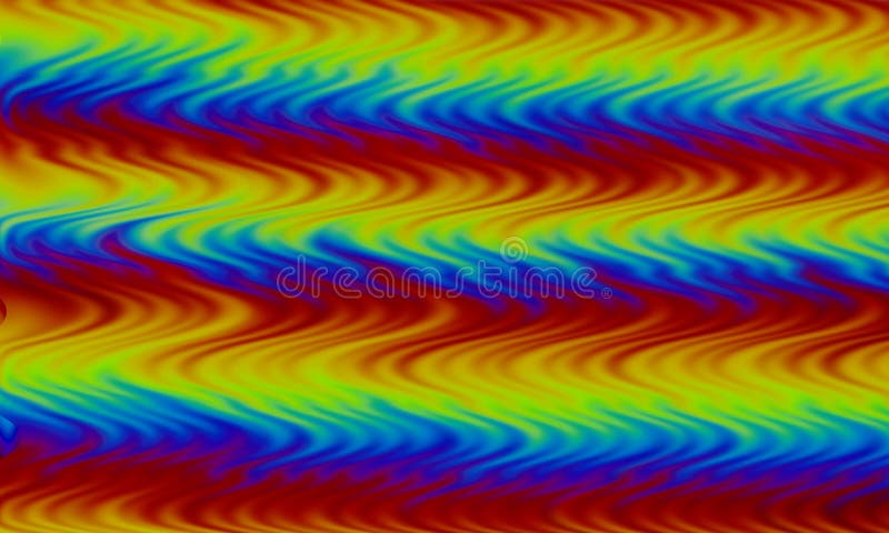 A Unique Digital Illustration Displaying the Rainbow or Aspects Stock ...