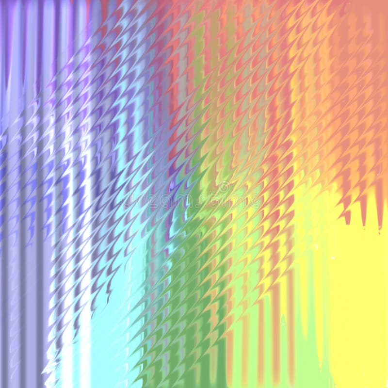 A Unique Digital Illustration Displaying the Rainbow or Aspects Stock ...