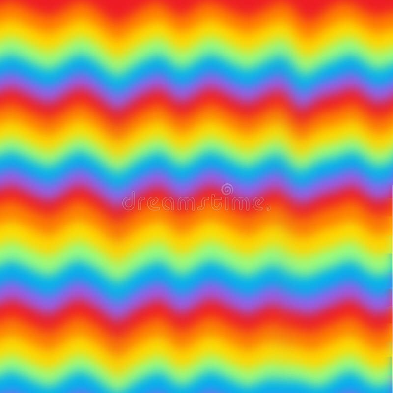 A Unique Digital Illustration Displaying the Rainbow or Aspects Stock ...