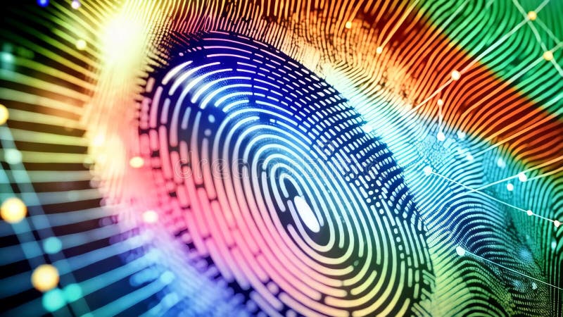 A Unique Digital Spiral Finger Pattern with Vibrant Colours and ...