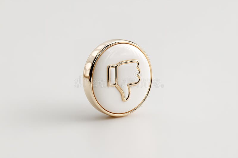 Unique Dislike Button Design Symbolizes Negative Feedback in Modern ...