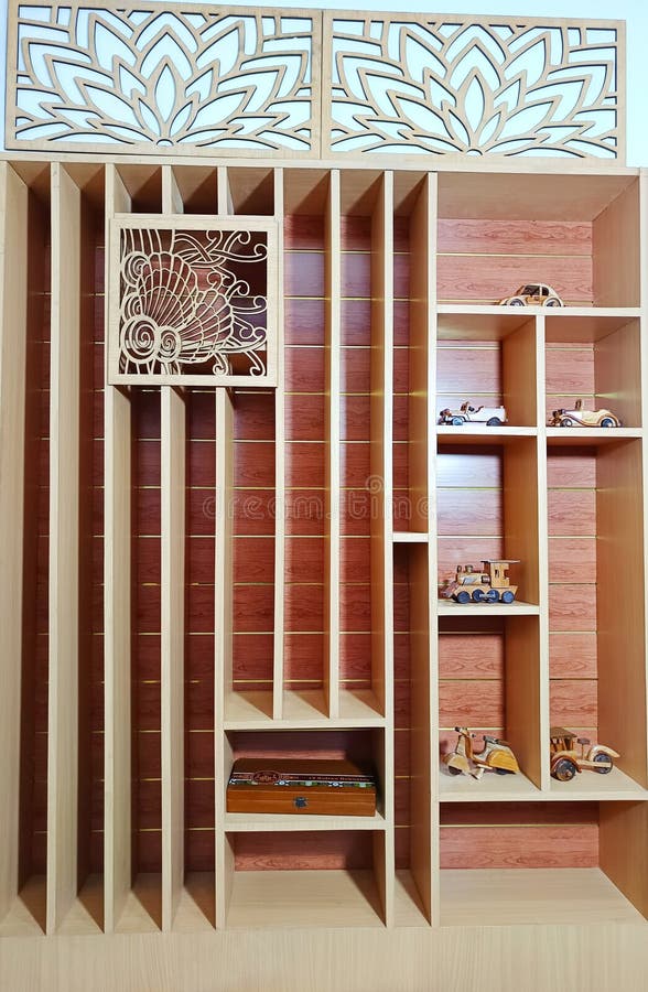 A Unique Display of Miniature Wood Stock Image - Image of wood, display ...