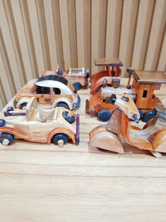 A Unique Display of Miniature Wood Stock Photo - Image of display ...