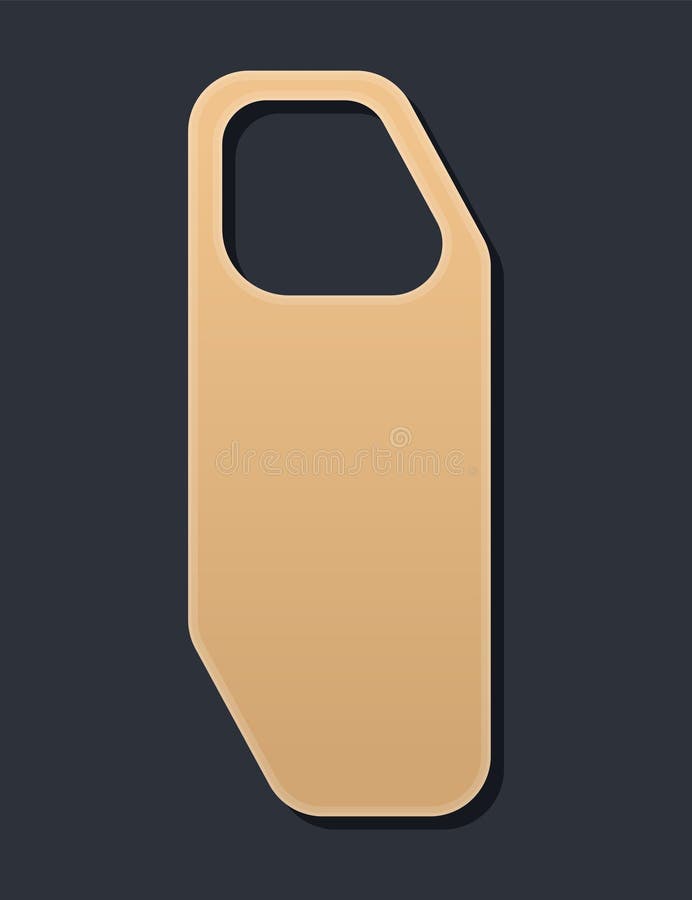 Unique Door Hanger Tag Shape Available for Creative Design Purposes and ...