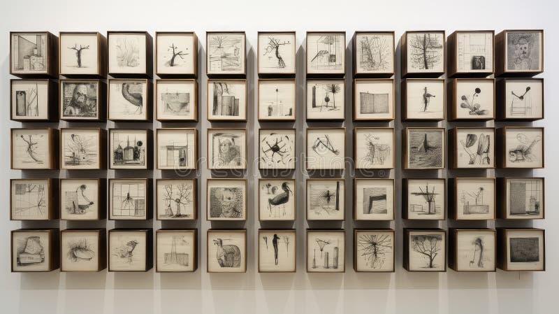 Unique drawn box stock illustration. Illustration of innovation - 368660422