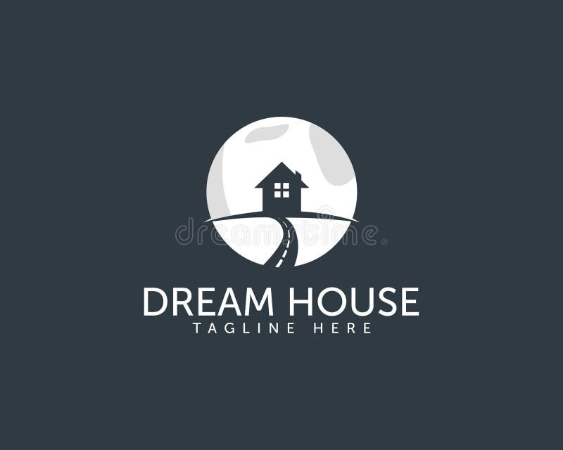 Unique Dream House Logo Concept. Stock Vector - Illustration of ...