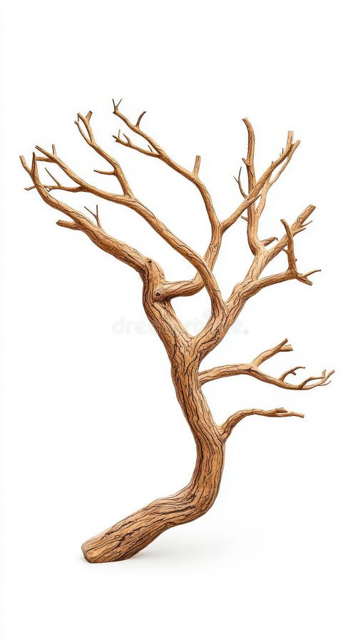 Unique Dry Tree Structure with Intricate Branch Design for Art Stock ...