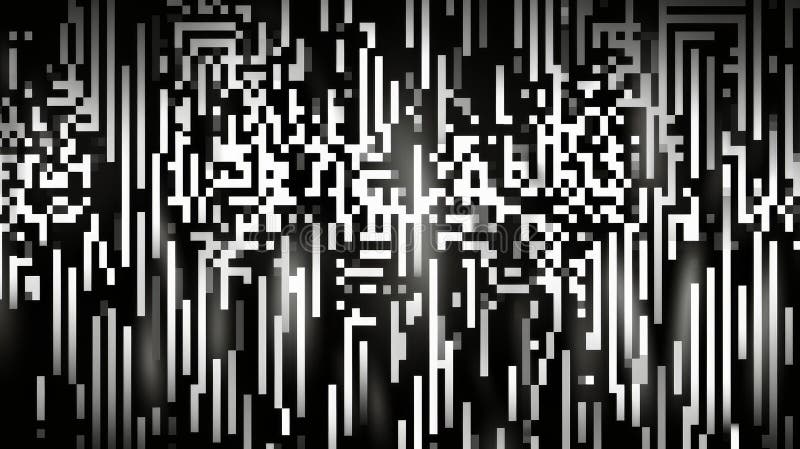 Unique Dynamic Barcode Scanlines Texture in Bold Black and White ...