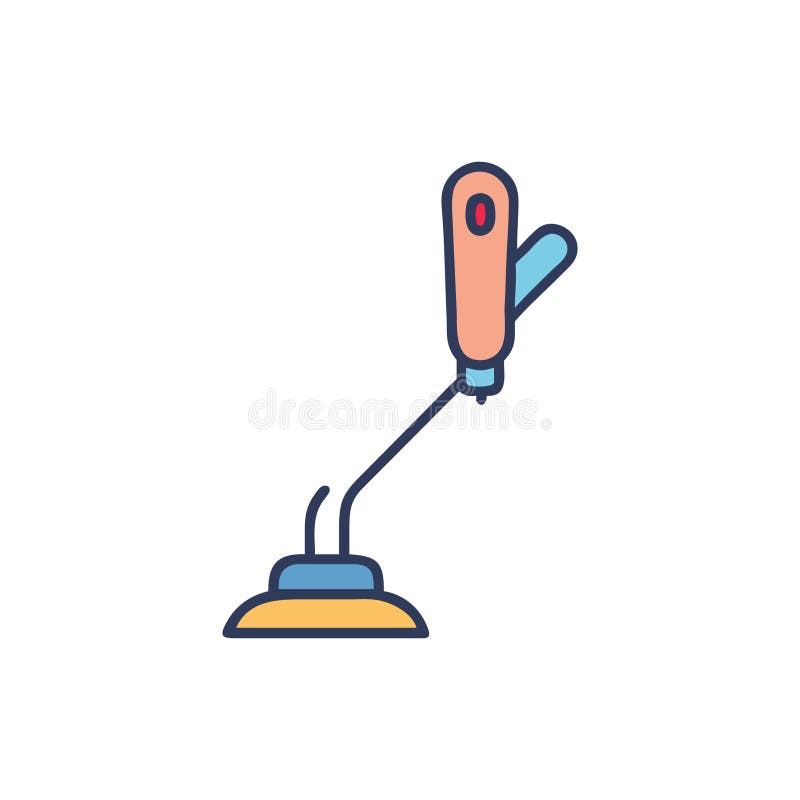 Unique Electric Mop Electrical Icon Stock Illustration - Illustration ...