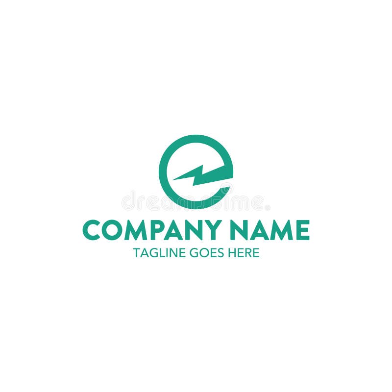 Electro Logo Design. Electric Plug Energy Logotype. Vector Emblem Stock ...