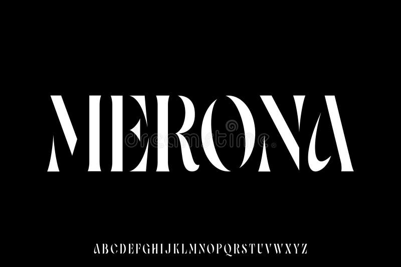 Abstract Elegant Stencil Type Serif Display Font Vector Stock Vector ... Abstract Elegant Stencil Type Serif Display Font Vector Stock Vector ...