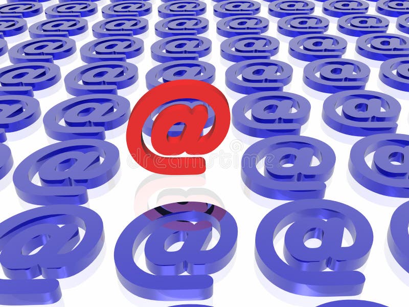 Email stamp mark stock vector. Illustration of post, addy - 111365