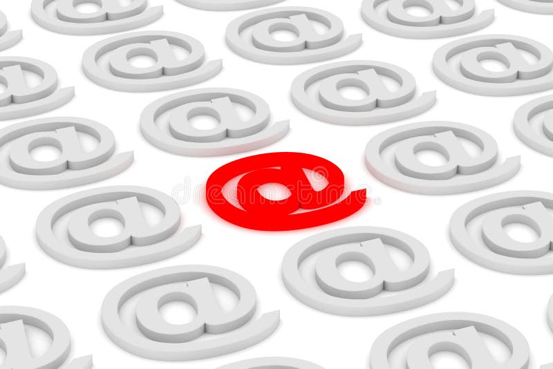 Mail symbol stock illustration. Illustration of silver - 11806673