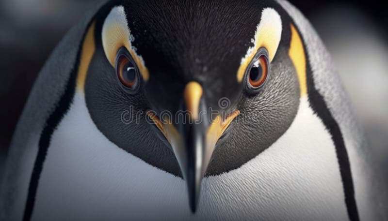 Face pov penguin stock illustration. Illustration of penguin - 269989530