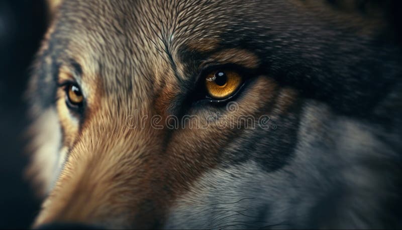 Face wolf pov art stock illustration. Illustration of intensity - 269987548