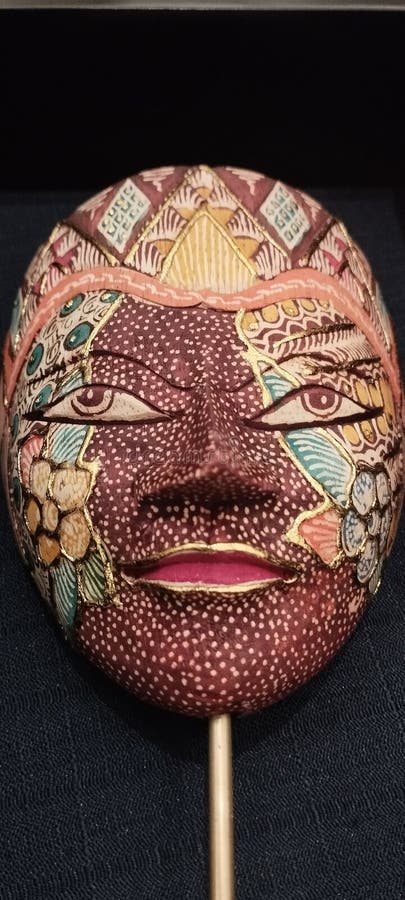 Unique and Ethnic Indonesian Masks Stock Image - Image of clothing ...