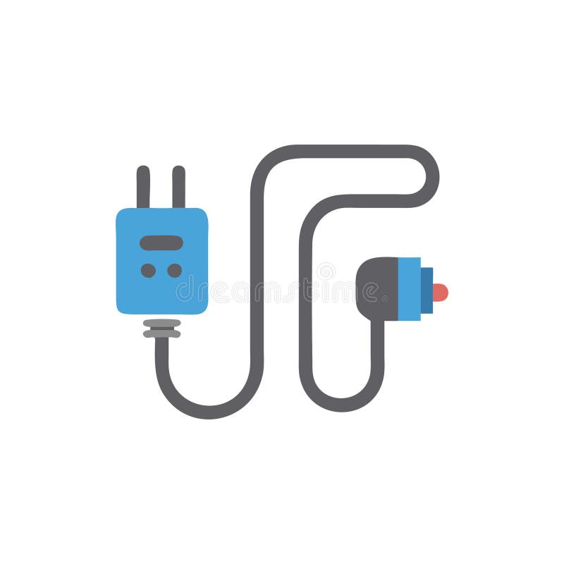 Unique Extension Cord Electrical Icon Stock Illustration - Illustration ...