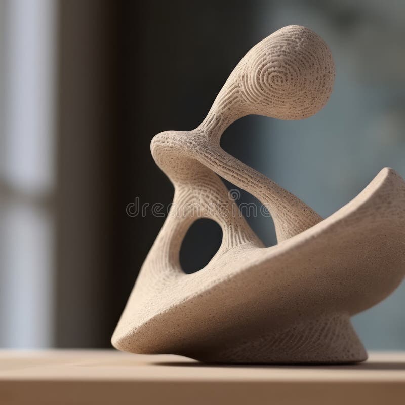 A Unique Figure Statue is Sitting on a Table Generative AI Stock ...