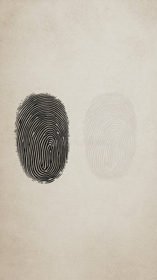 Unique Fingerprint Designs Showcasing Contrast between Dark and Light ...