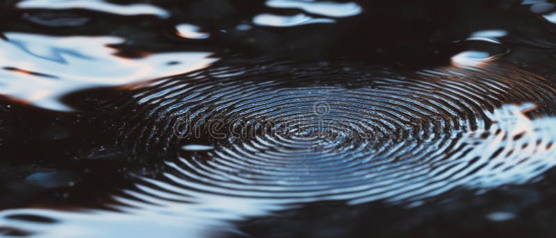 Unique Fingerprint Patterns Formed on the Surface of Water from a ...