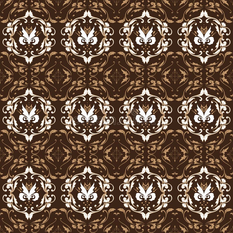 Unique Flower Pattern Design on Central Java Batik with Simple White ...