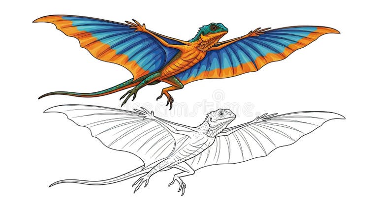 Lizard Coloring Stock Illustrations – 5,372 Lizard Coloring Stock ...