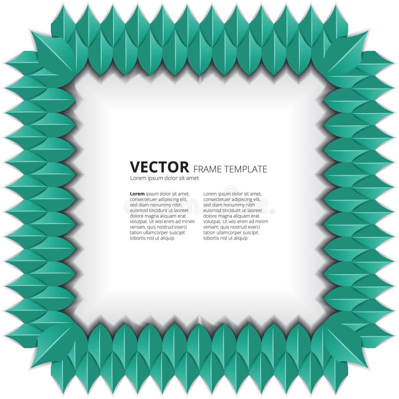 Unique Frame. Vector Illustration Decorative Design Stock Vector ...