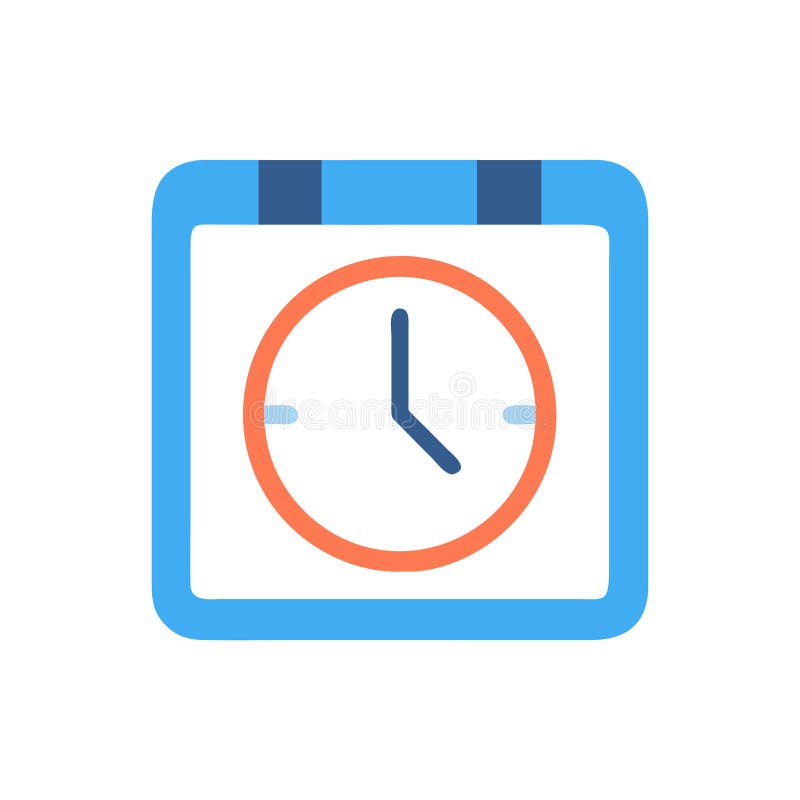 Unique Frameless Clock Design Stock Vector - Illustration of clock ...