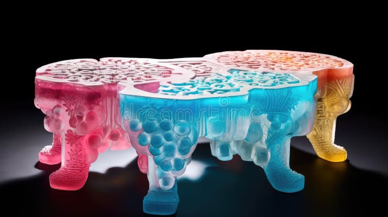 Unique frozen table stock illustration. Illustration of formation ...