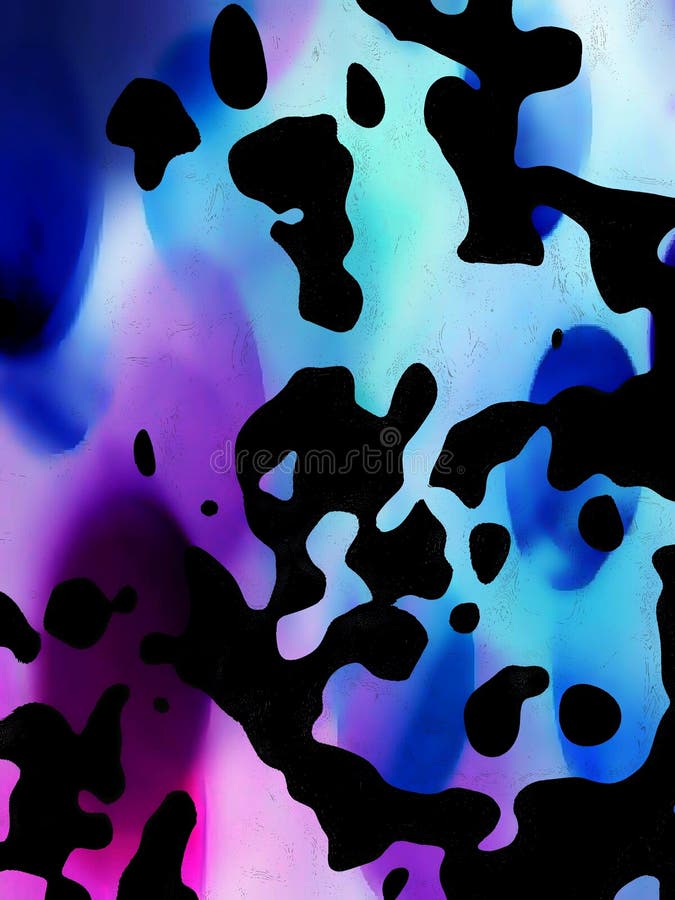 Unique Funky Abstract Colourful Shape Design Pattern Stock Photo ...