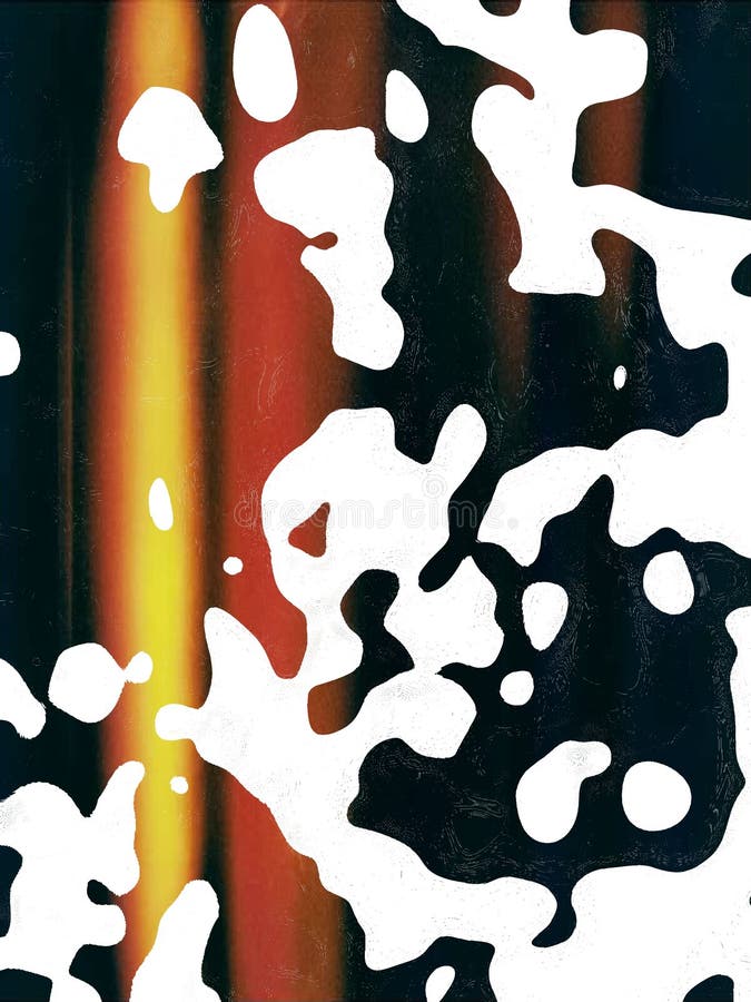 Unique Funky Abstract Colourful Shape Design Pattern Stock Photo ...