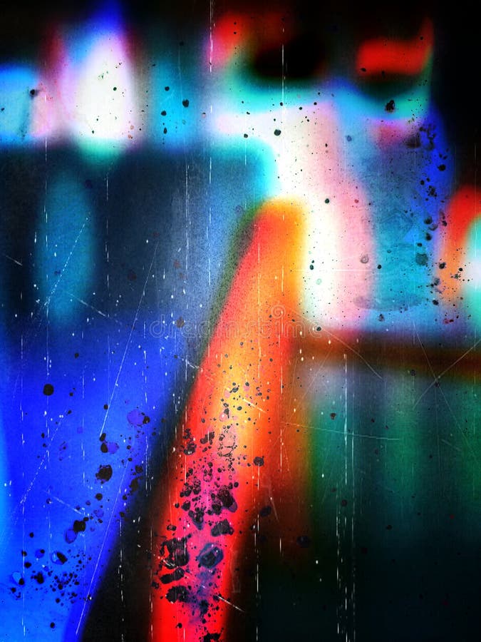 Unique Funky Abstract Colourful Shape Design Pattern Stock Image ...