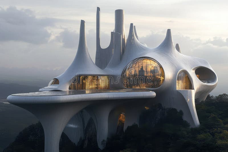 Unique Futuristic Architecture Blends with Nature in Remote Landscape ...