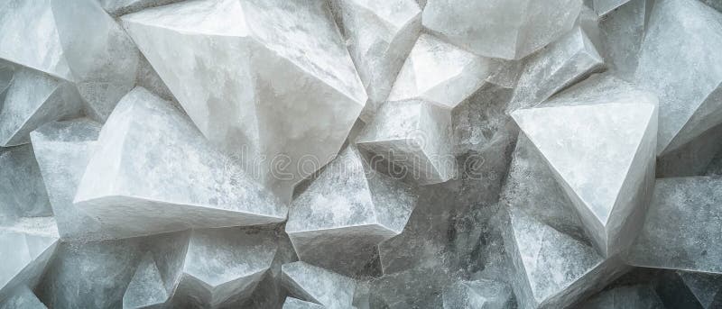 Unique Geometric Patterns of Crystallized Salt Forming a Captivating ...
