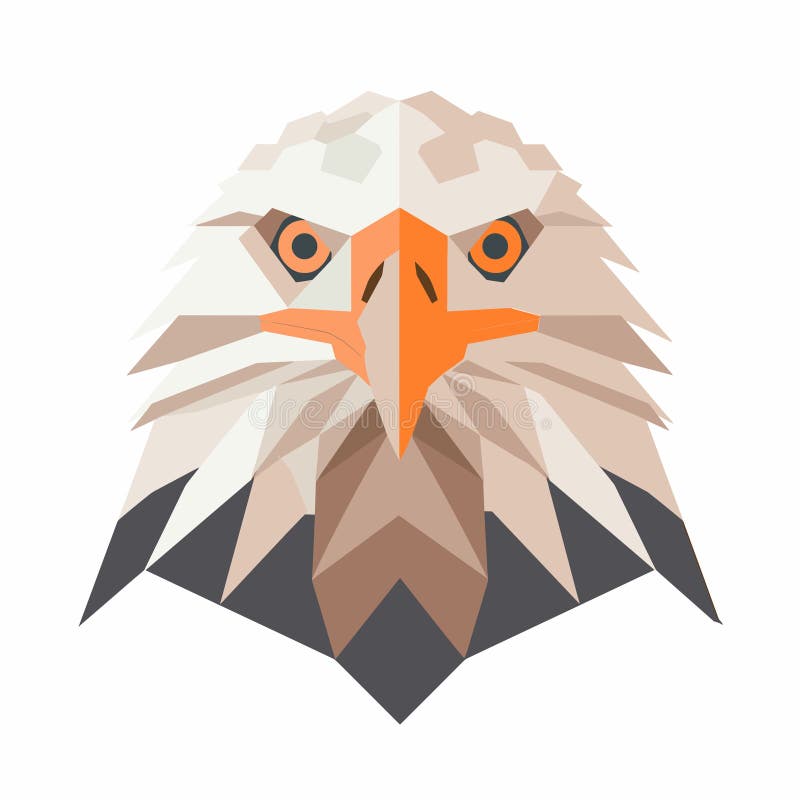 Unique Geometric Representation of an Eagle S Head in a Minimalist ...