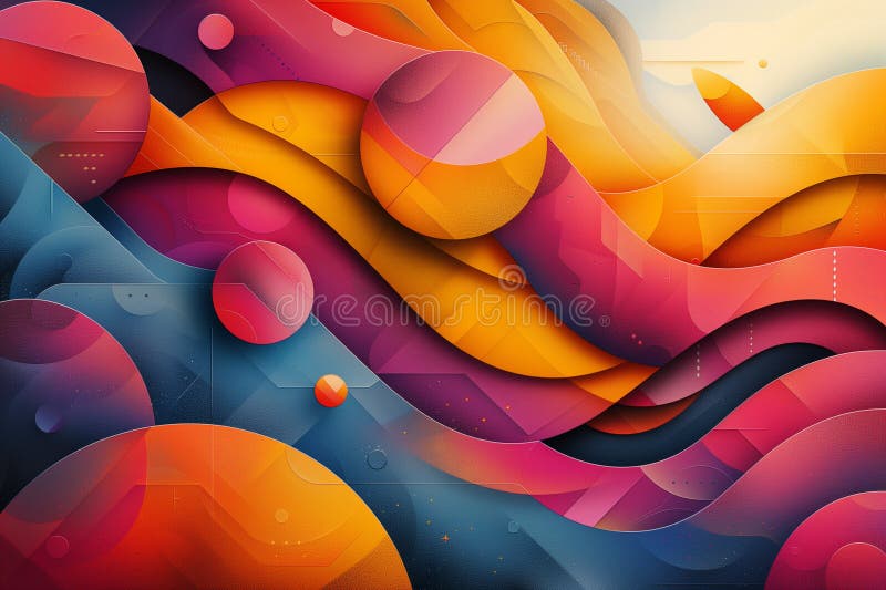 ChromaFlow: Exclusive Gradient Background Stock Illustration ...