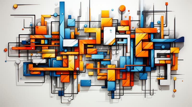 Unique Graffiti Design with a Flat Texture, Urban Expression, Eclectic ...