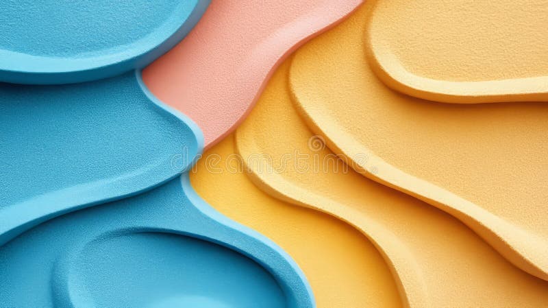 A Unique, Grainy Abstract Background with a Sand-colored Blurred ...