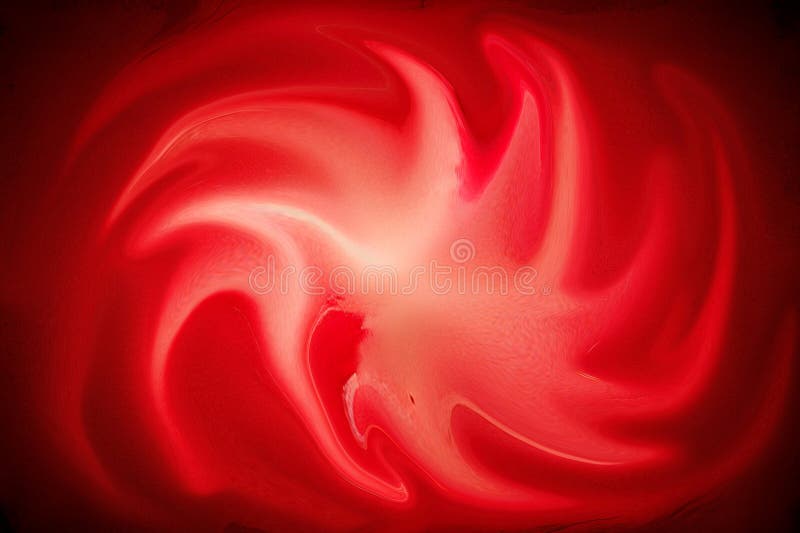 Red Color Swirl Art Shape Unique Graphic Abstract Background ...