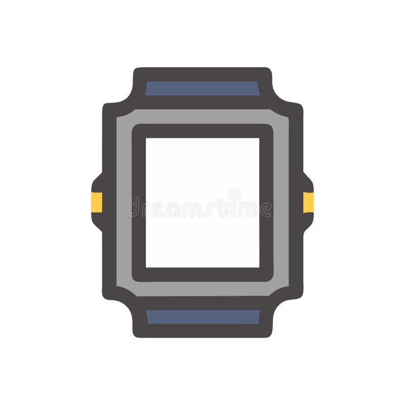 Unique Graphite Frame Watch Design Stock Vector - Illustration of watch ...