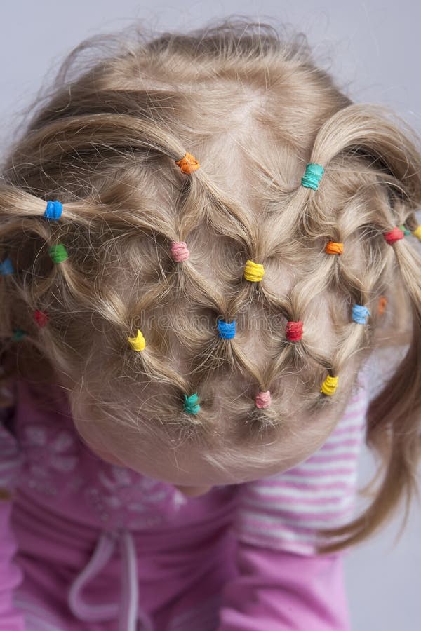 Unique hair tails design stock image. Image of childhood - 15763735