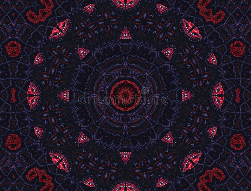 Abstract Mandala Seamless Texture for Design and Background Stock ...