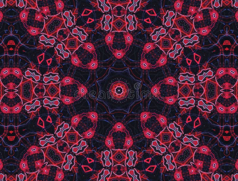 Mandala Spiritual Background Seamless Texture Stock Illustration ...