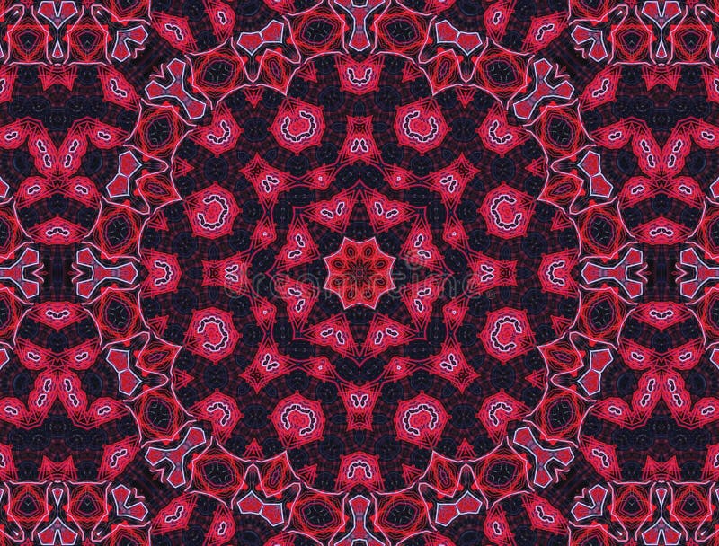 Mandala Spiritual Background Seamless Texture Stock Illustration ...