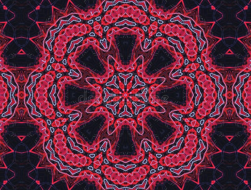 Mandala Spiritual Background Seamless Texture Stock Illustration ...