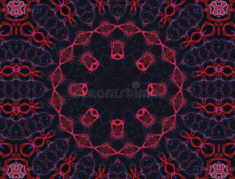 Mandala Spiritual Background Seamless Texture Stock Illustration ...