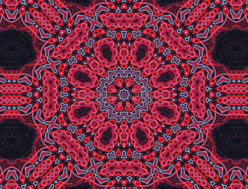 Mandala Spiritual Background Seamless Texture Stock Illustration ...