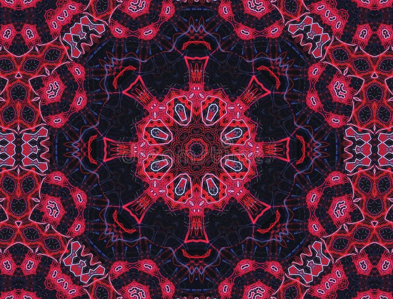 Mandala Spiritual Background Seamless Texture Stock Illustration ...